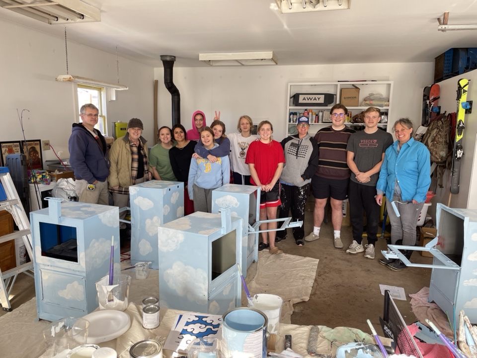 Ribbon Cutting Ceremony for the Mini Food Pantry Project was a success ...